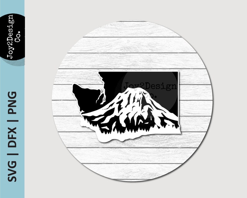 Washington SVG | DFX | PNG | Washington State Svg | Mount Rainier Svg ...