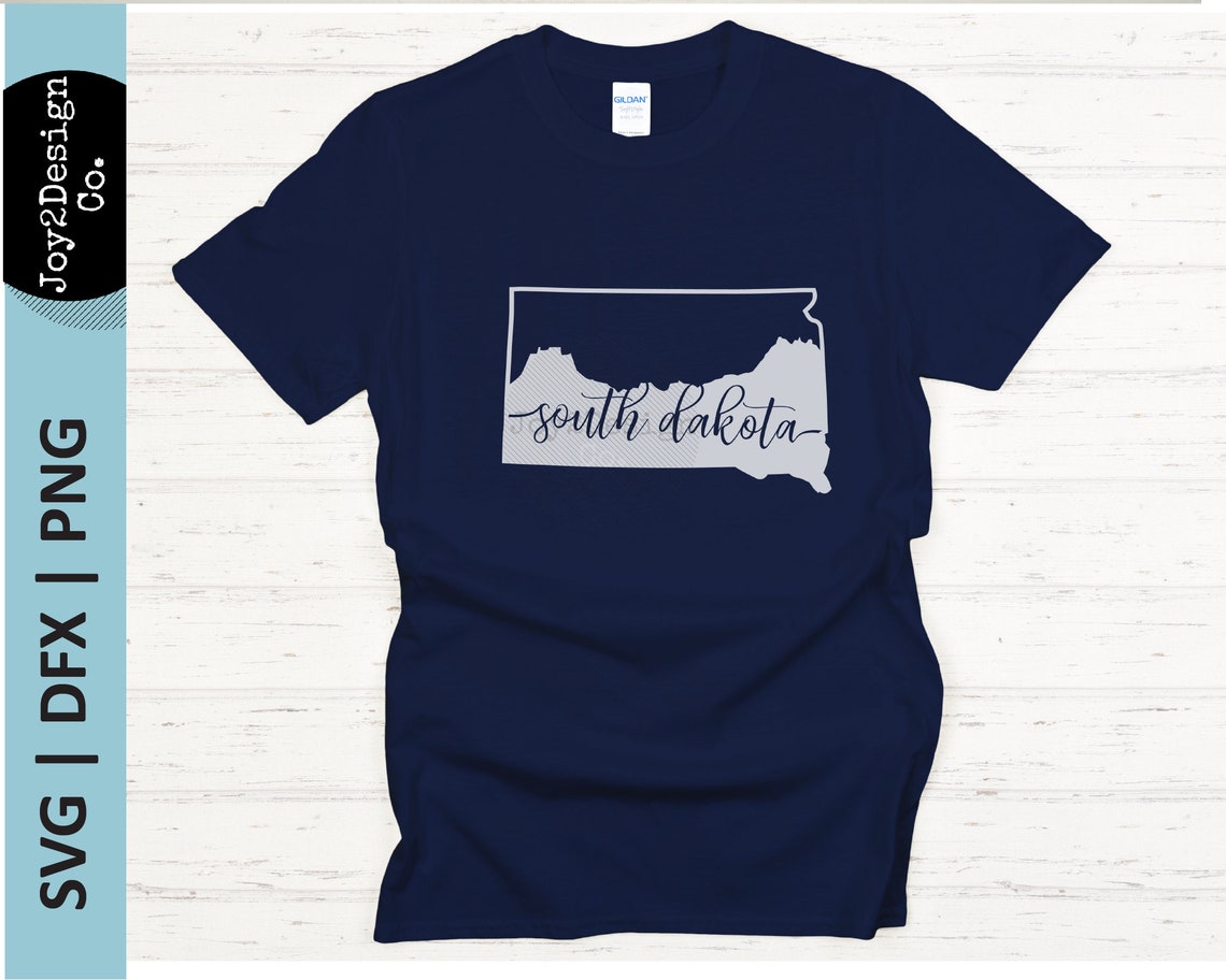 South Dakota State SVG DFX PNG South Dakota Svg Badlands - Etsy
