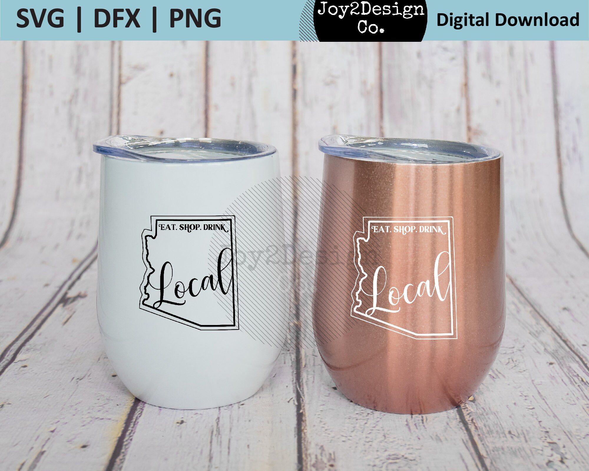 Arizona Local Svg Eat Local Shop Local Drink Local - Etsy