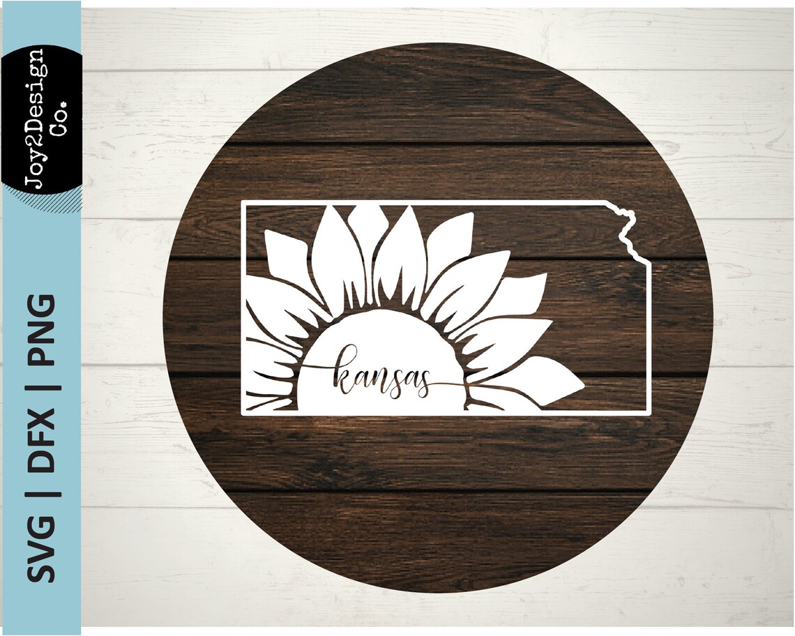 Kansas State SVG DFX PNG State Flower Svg Kansas Svg - Etsy