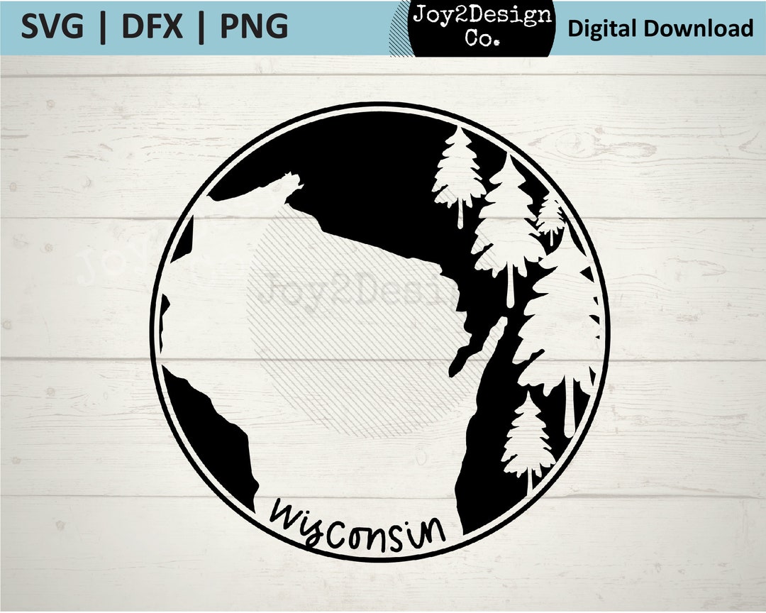 Wisconsin Svg Wisconsin Sign SVG DFX PNG Wisconsin - Etsy
