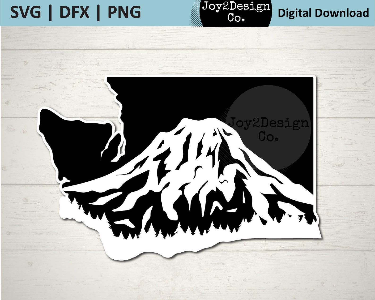 Washington SVG DFX PNG Washington State Svg Mount - Etsy