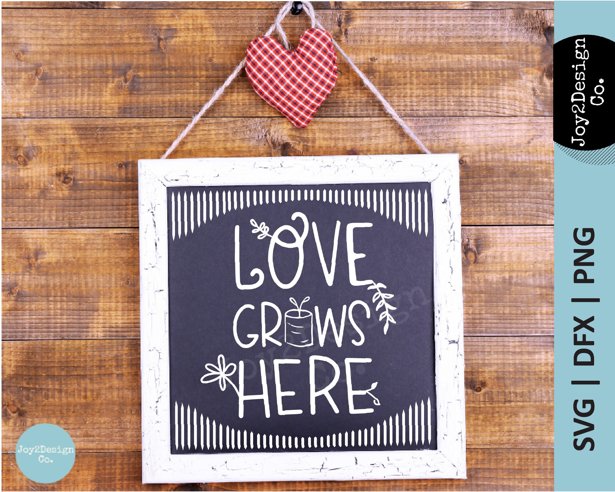 Love Grows Here SVG DFX PNG Pdf Print Nursery Room | Etsy