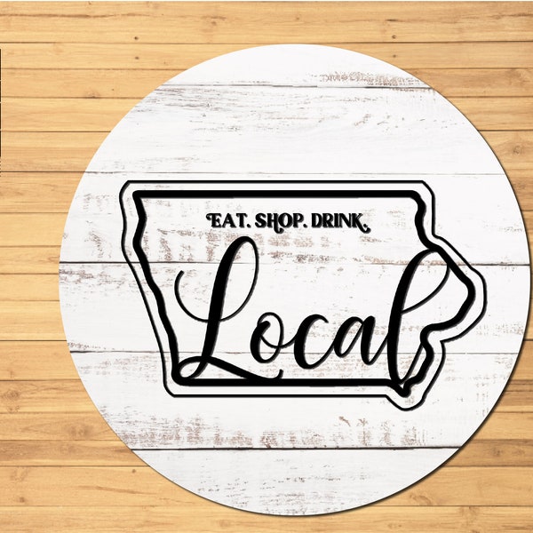 Eat Local Signs - Etsy