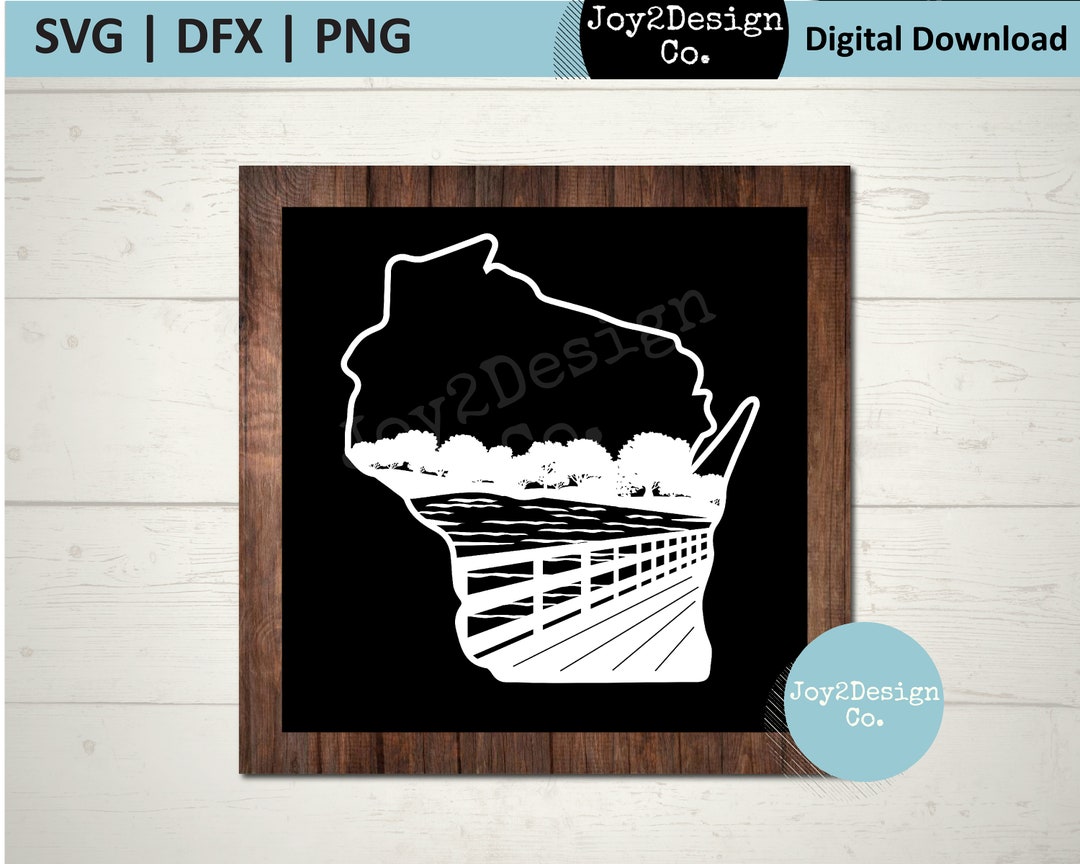 Wisconsin Svg | Wisconsin State Parks | DFX | PNG | Minocqua Svg ...