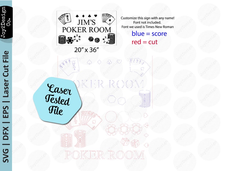 Custom Poker Room SVG | DFX | EPS | Father's Day Sign Svg | Poker Room ...