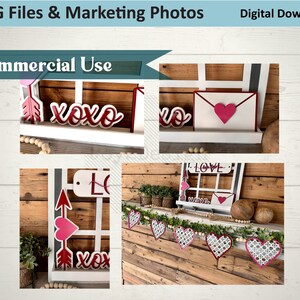 Valentine SVG Bundle | Valentine Decor Svg | Valentine Banner SVG | Rattan Heart Banner Svg ...
