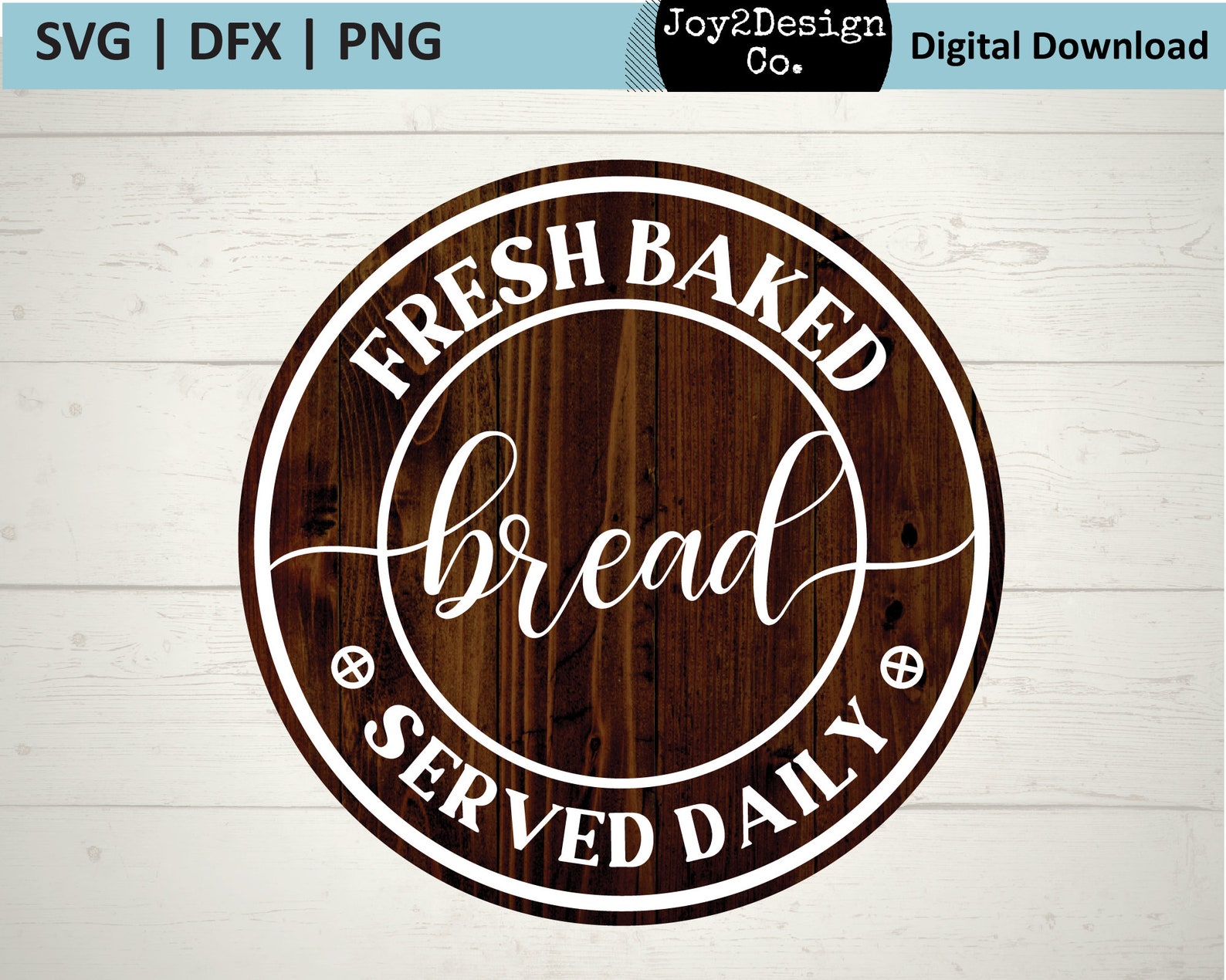 Fresh Baked Bread SVG DFX PNG Vintage Kitchen Decor Svg | Etsy