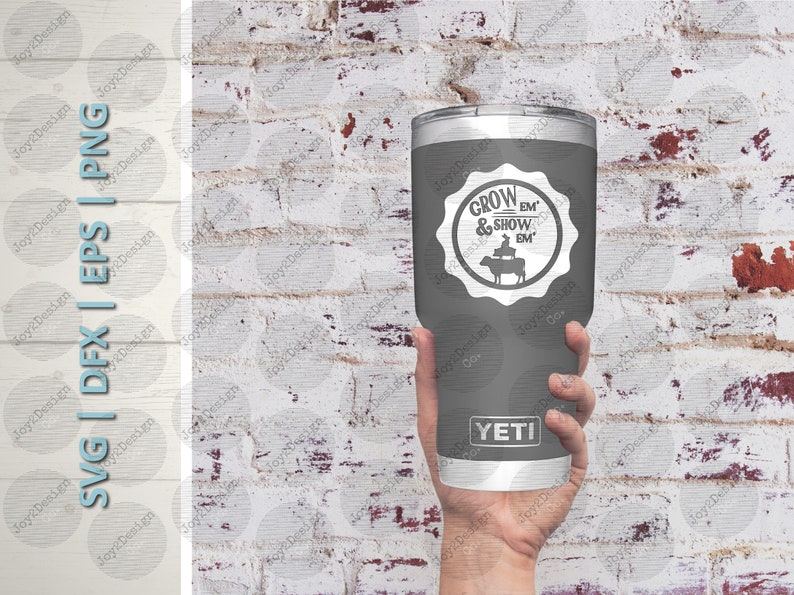 Stock Show SVG DFX PNG Grow Em' and Show Em' - Etsy