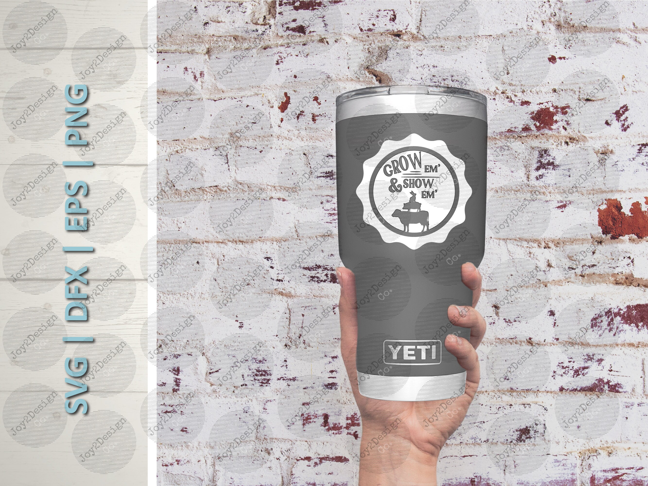 Stock Show SVG DFX PNG Grow Em' and Show Em' - Etsy