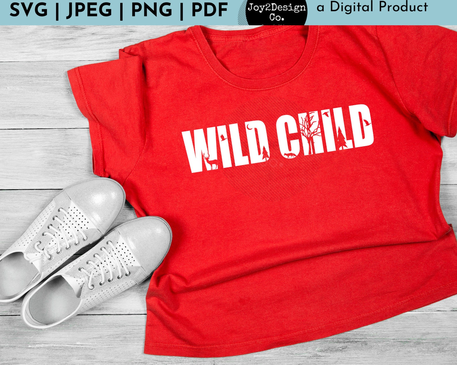 Wild Child Svg | Wilderness Svg | Woodland Nursery SVG / PDF / PNG ...