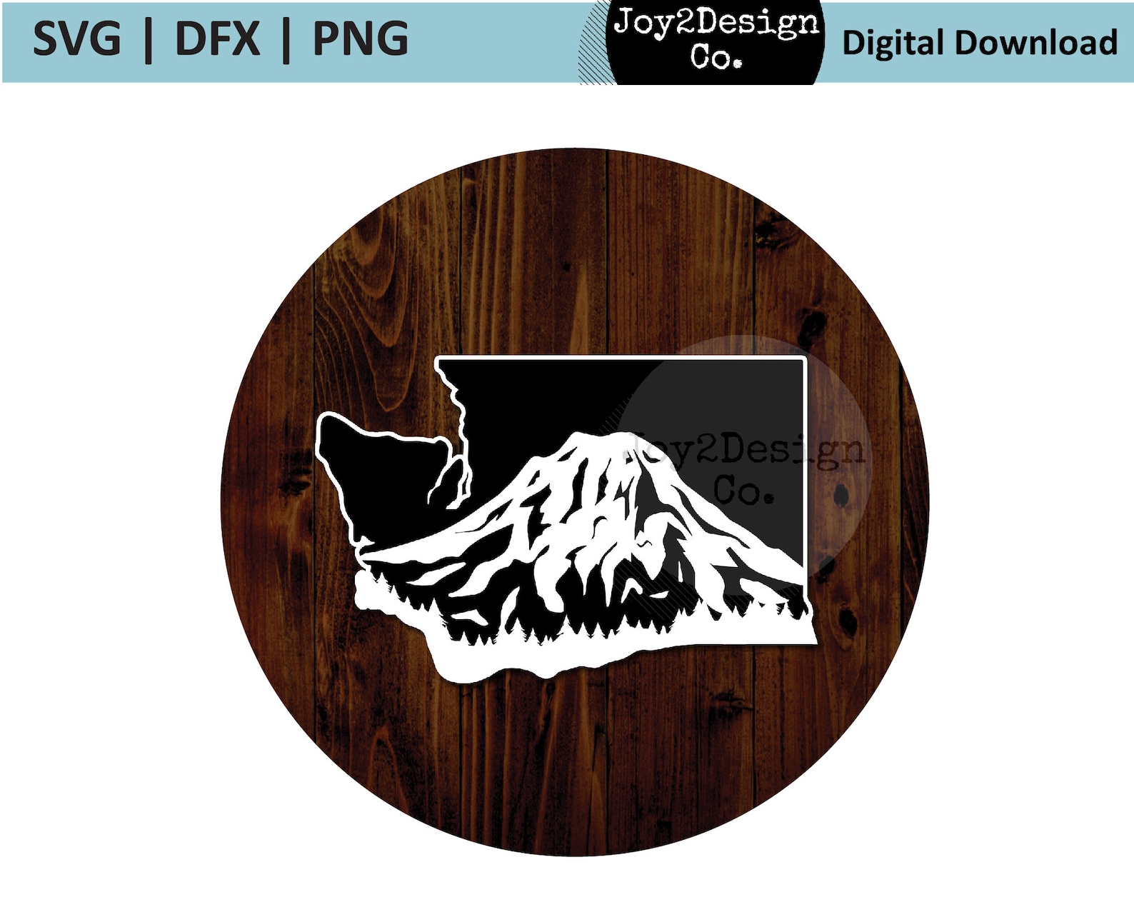Washington SVG DFX PNG Washington State Svg Mount - Etsy