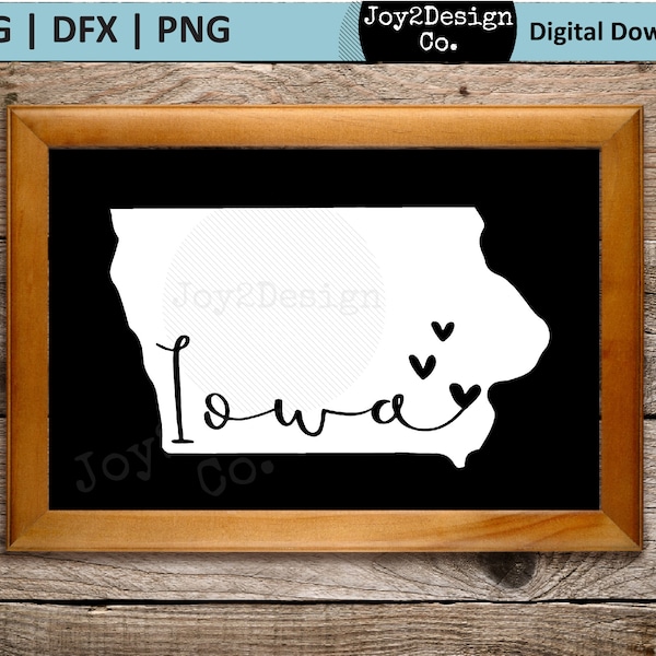 Iowa State Stencil - Etsy