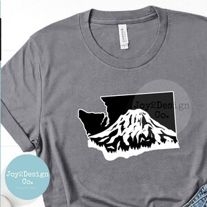 Washington SVG DFX PNG Washington State Svg Mount - Etsy