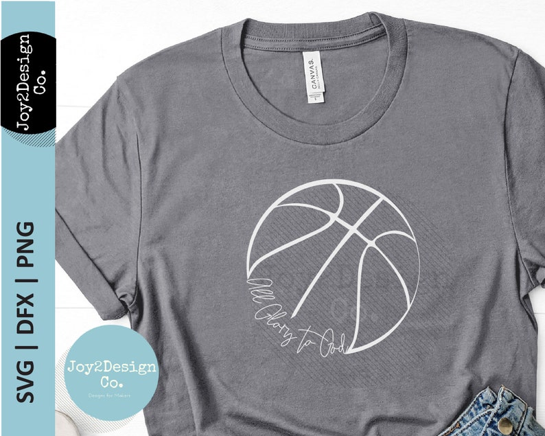 Christian Basketball SVG | DFX | PNG | Glory to God Svg, Basketball Svg ...