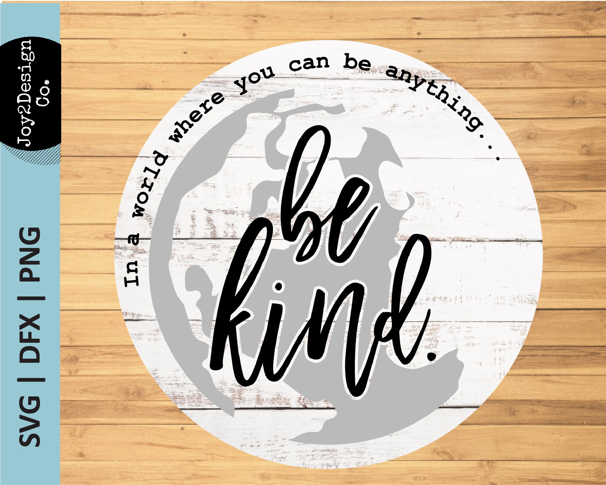 Be Kind SVG DFX PNG Be Kind Cut File World Kindness | Etsy
