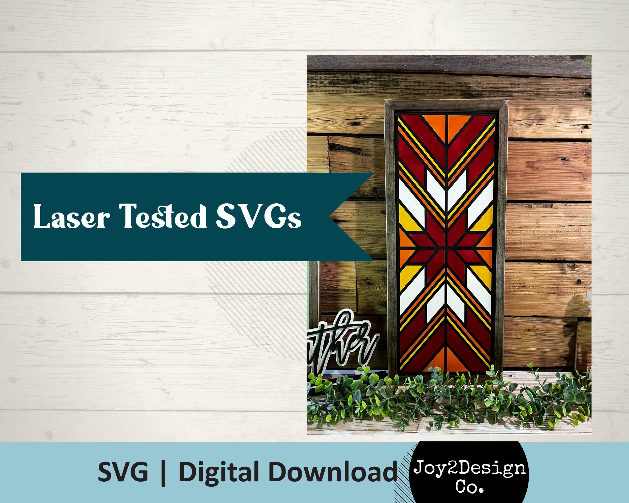 Fall Mosaic SVG Fall Barn Quilt SVG Mantel Decor Svg - Etsy