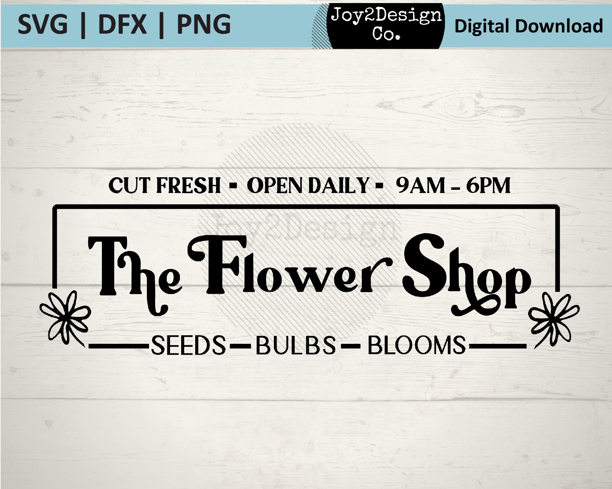 The Flower Shop SVG DFX PNG Gardener Svg Flower Sign - Etsy UK