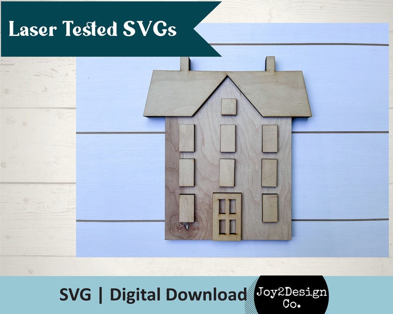 Primitive House SVG Primitive Fall Decor Primitive - Etsy