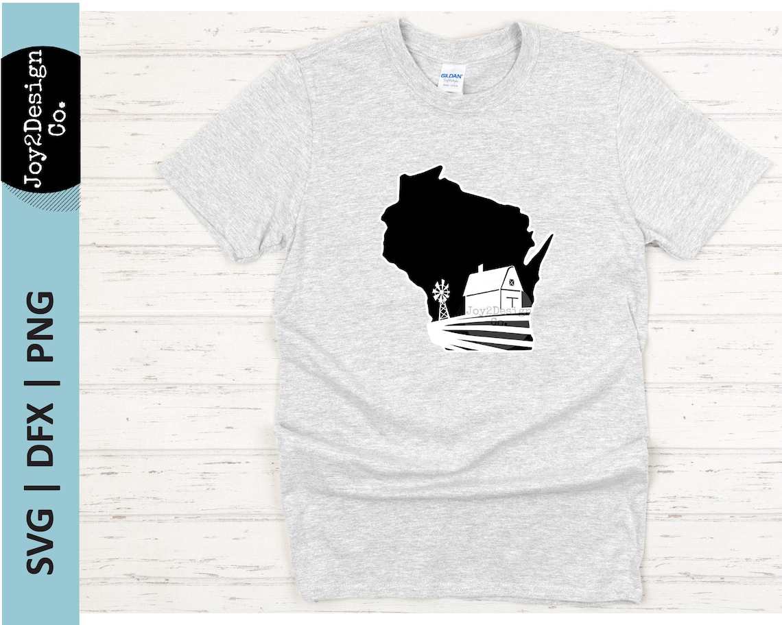 Wisconsin Svg Wisconsin State Svg DFX PNG Farm Svg - Etsy