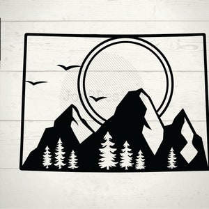 Colorado Art Svg | Colorado Mountains Svg | Colorado Svg | Colorado ...