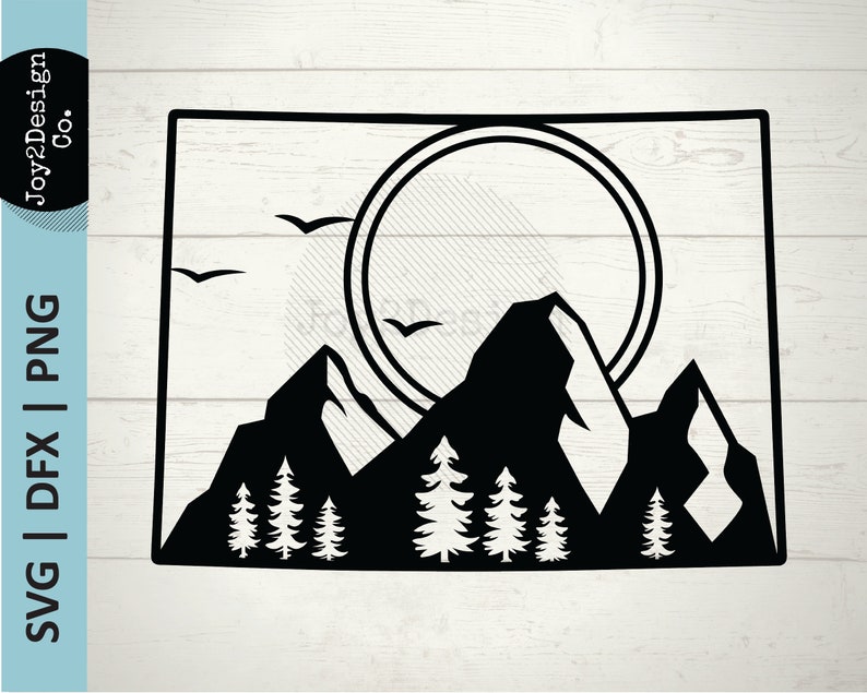 Colorado Art Svg Colorado Mountains Svg Colorado Svg - Etsy