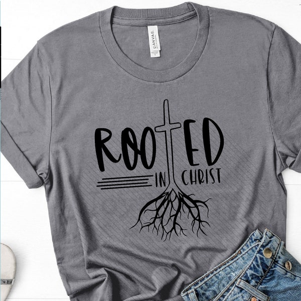 Rooted in Christ Wall Art - Etsy