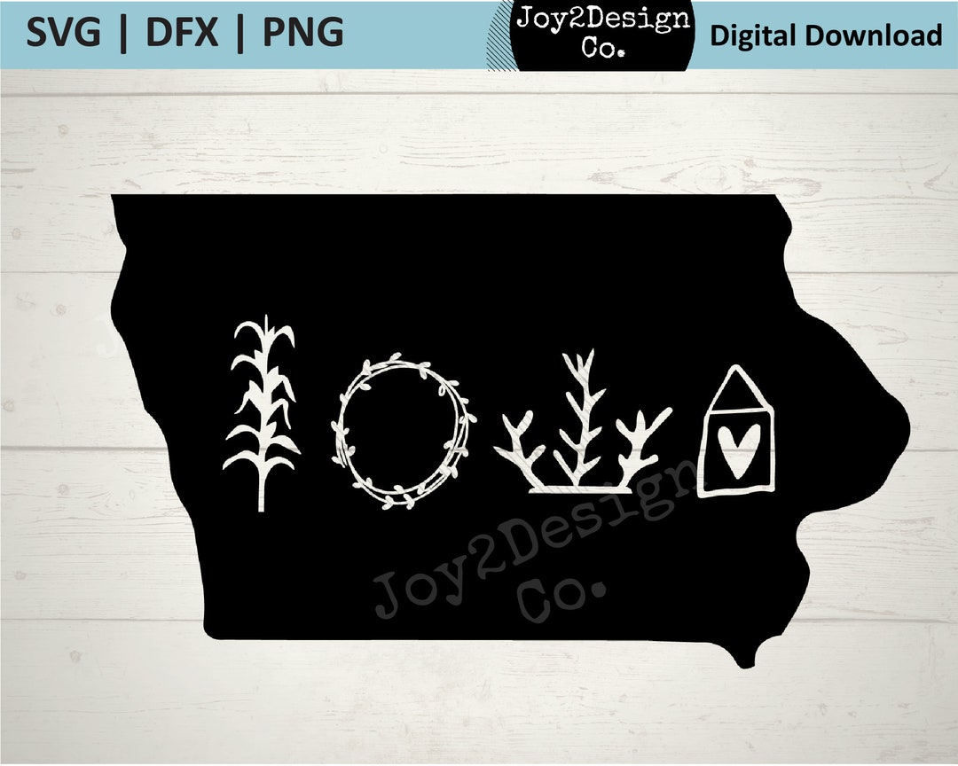 Iowa Svg | Iowa State SVG | DFX | PNG - Etsy
