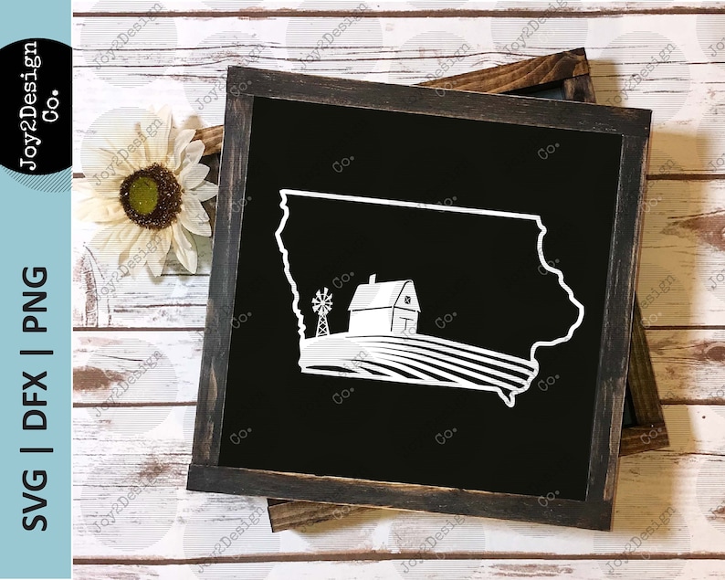 Iowa Cornfield Svg | Iowa SVG | DFX | PNG | Iowa State Svg | Laser Cut ...