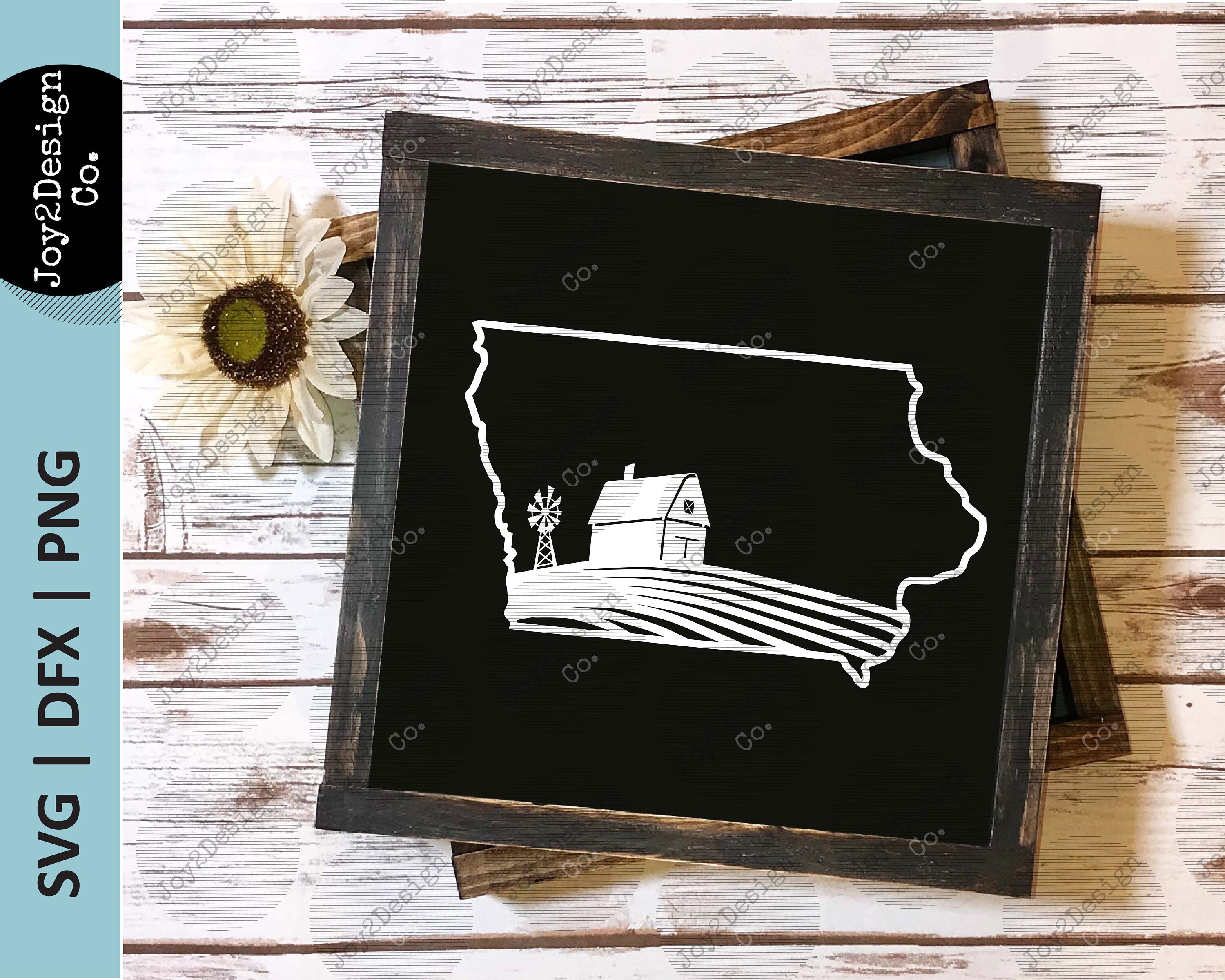 Iowa Cornfield Svg Iowa SVG DFX PNG Iowa State Svg - Etsy UK