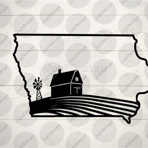 Iowa Cornfield Svg | Iowa SVG | DFX | PNG | Iowa State Svg | Laser Cut ...