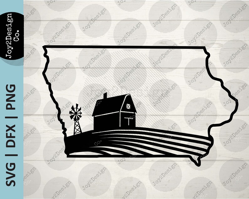 Iowa Cornfield Svg Iowa SVG DFX PNG Iowa State Svg - Etsy