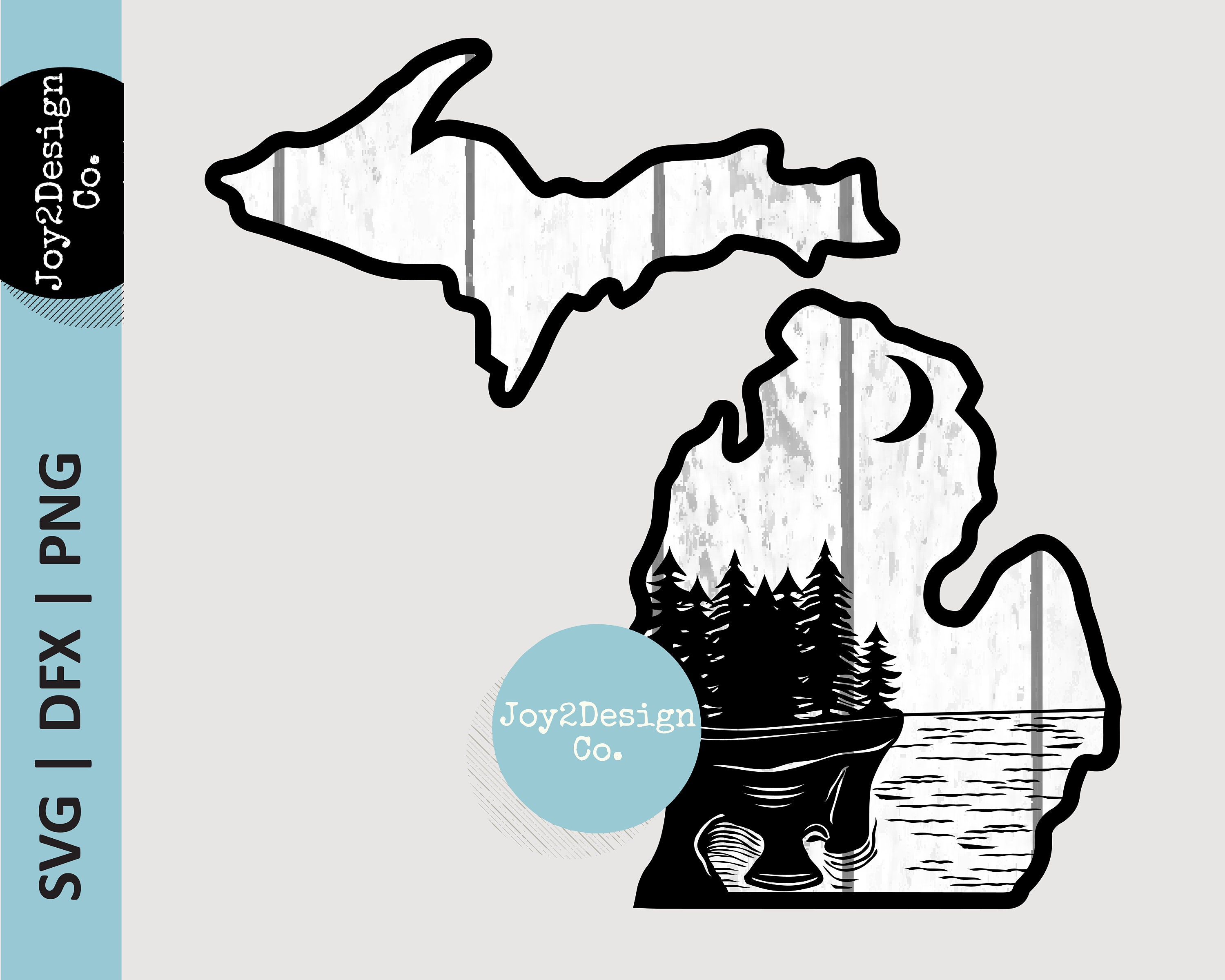 Michigan Svg Michigan Lakes SVG DFX PNG Michigan Art - Etsy
