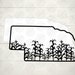 Nebraska State Svg | Nebraska Cornfield | Nebraska Laser Svg | Nebraska ...