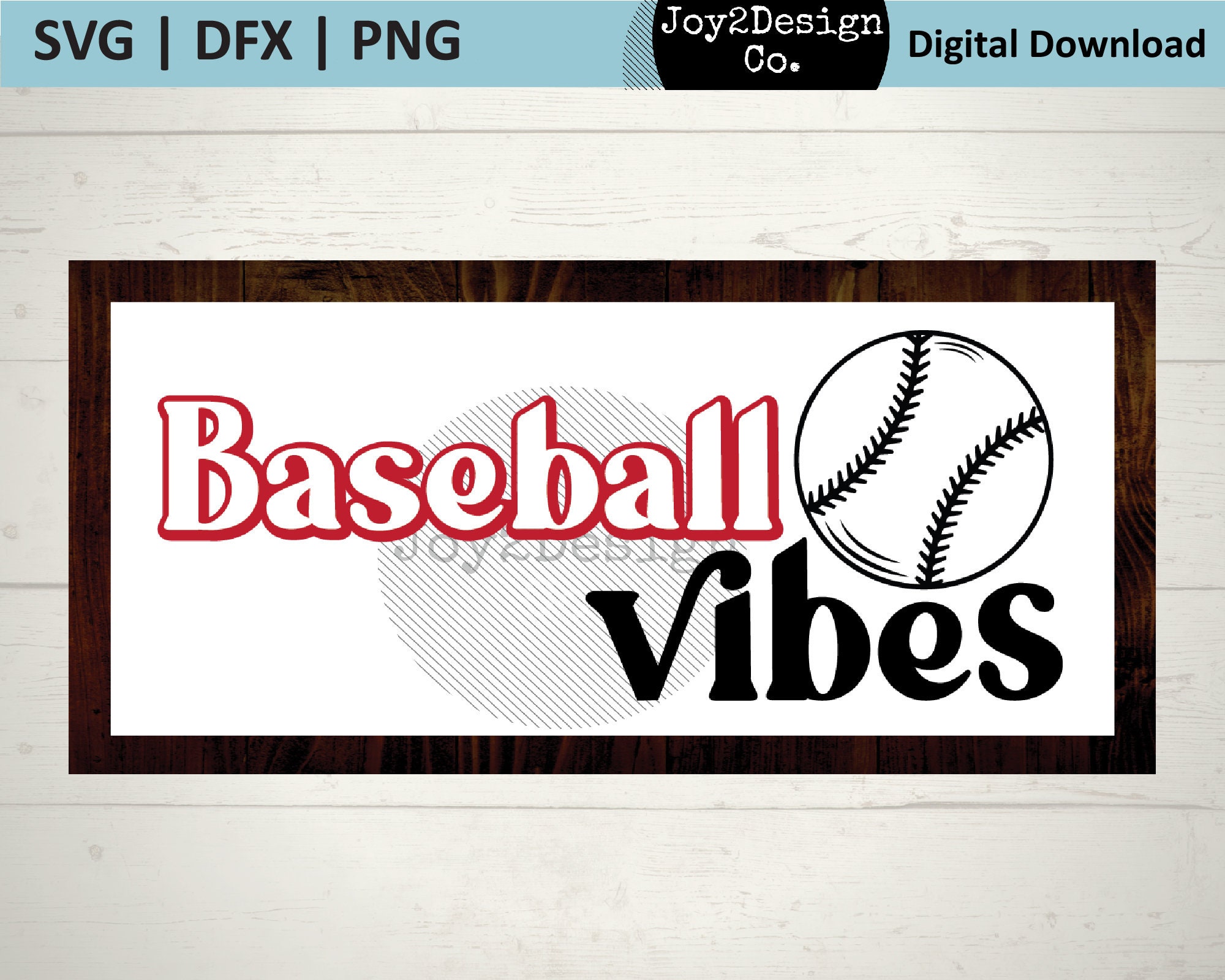 Baseball Vibes SVG DFX PNG Baseball Mom Shirt Sports - Etsy
