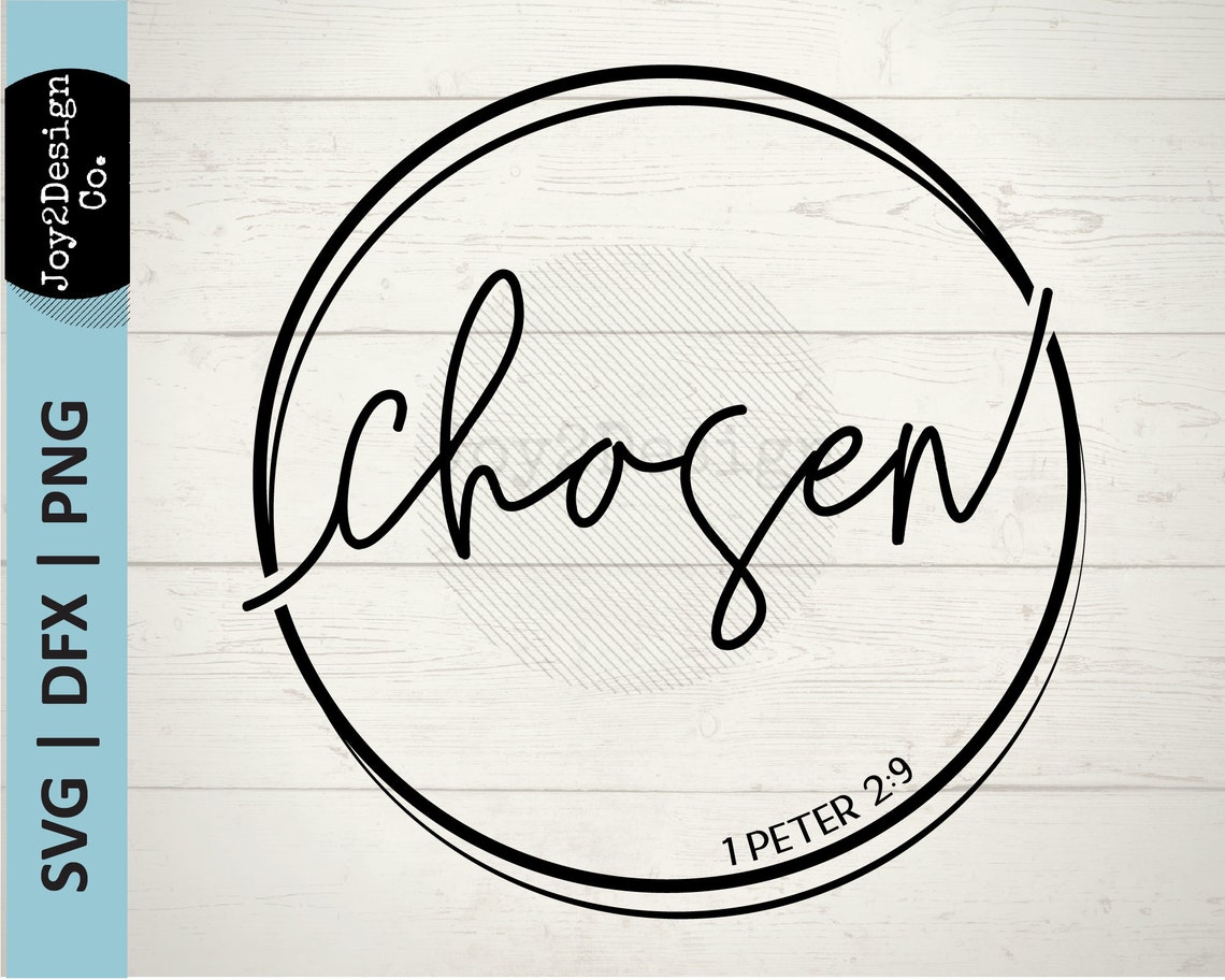 Chosen SVG DFX PNG Scripture Svg Waymaker Svg - Etsy