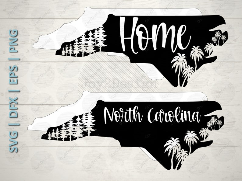 North Carolina Svg DFX EPS PNG North Carolina Home Svg - Etsy
