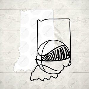 Indiana Basketball SVG | PNG | DFX | Indiana Svg | Indiana Basketball ...