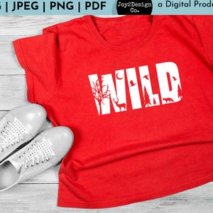 Wild Svg | Wilderness Cut File | Svg/pdf/png/jpeg - Etsy