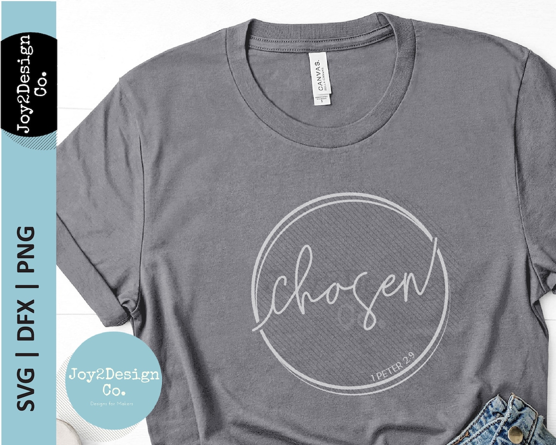 Chosen SVG DFX PNG Scripture Svg Waymaker Svg - Etsy