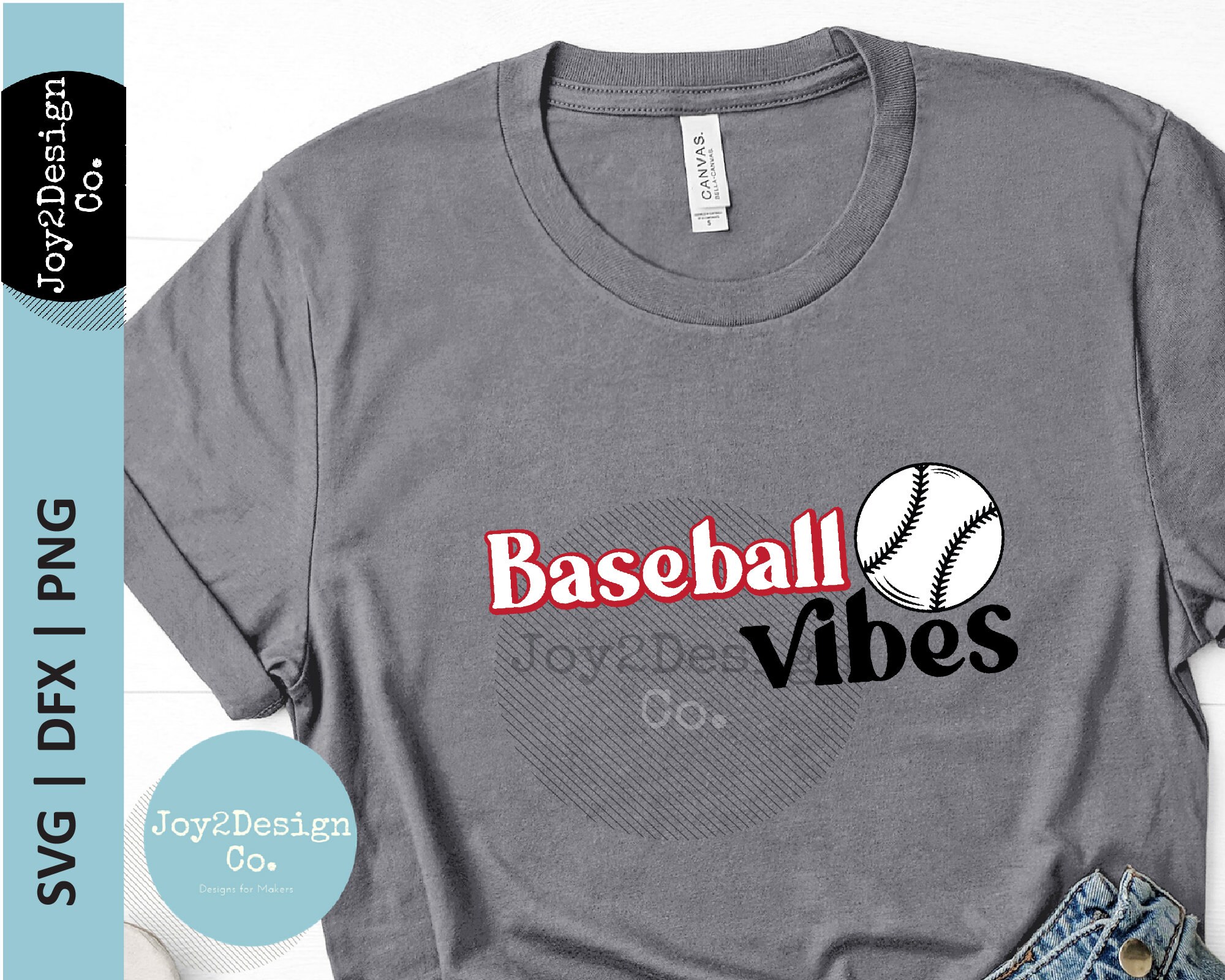 Baseball Vibes SVG DFX PNG Baseball Mom Shirt Sports - Etsy