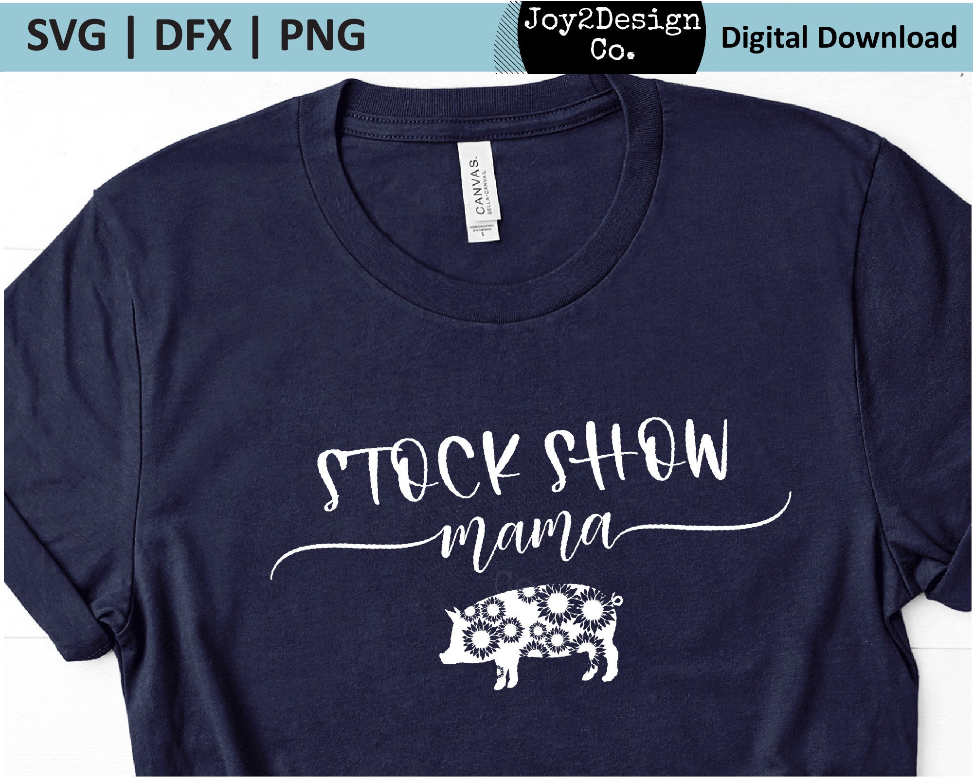 Stock Show Mama SVG DFX PNG Stock Show Svg 4H Mom Svg - Etsy