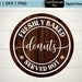 Freshly Baked Donuts SVG DFX PNG Vintage Kitchen Decor Svg Donut Sign ...
