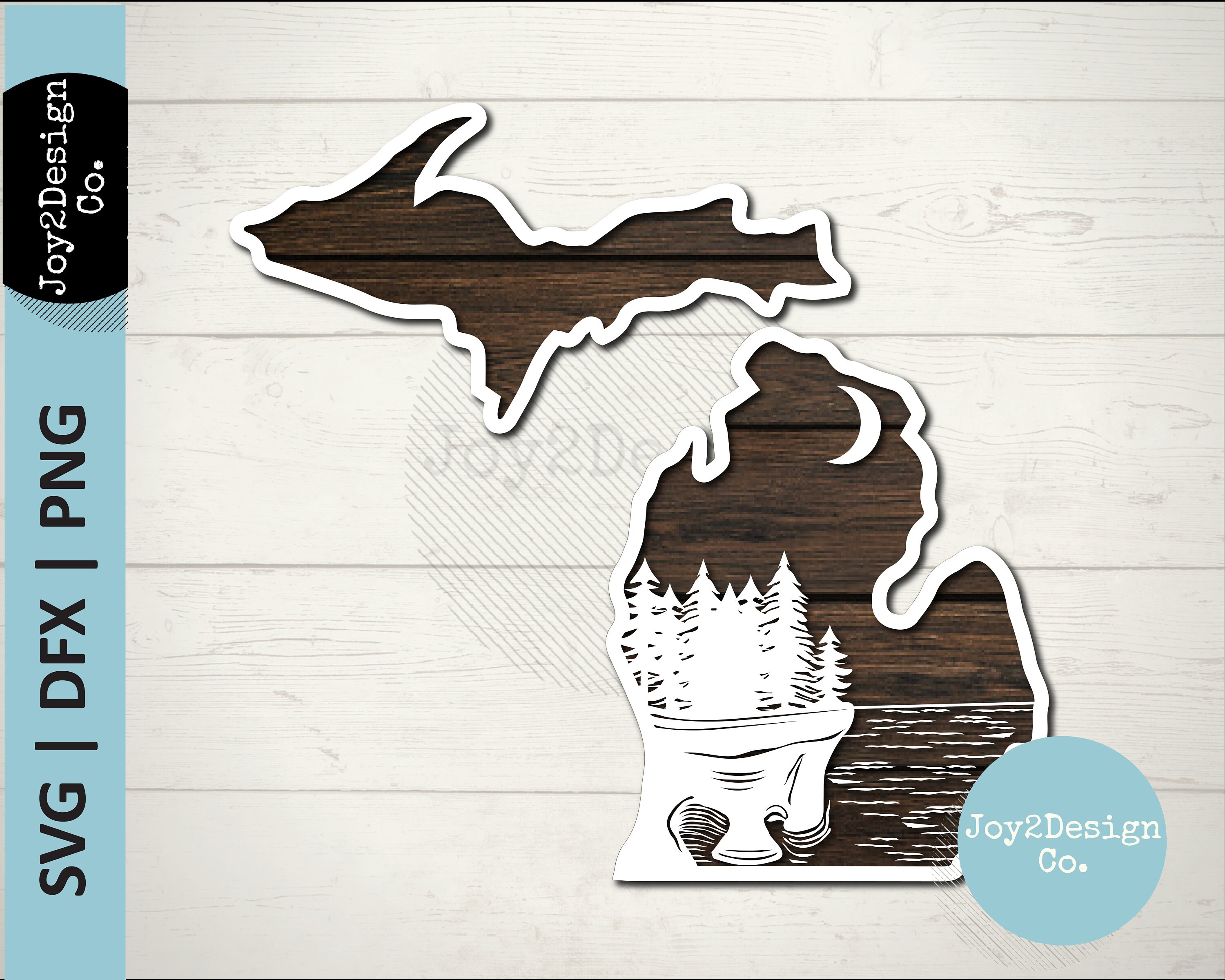 Michigan Svg Michigan Lakes SVG DFX PNG Michigan Art - Etsy