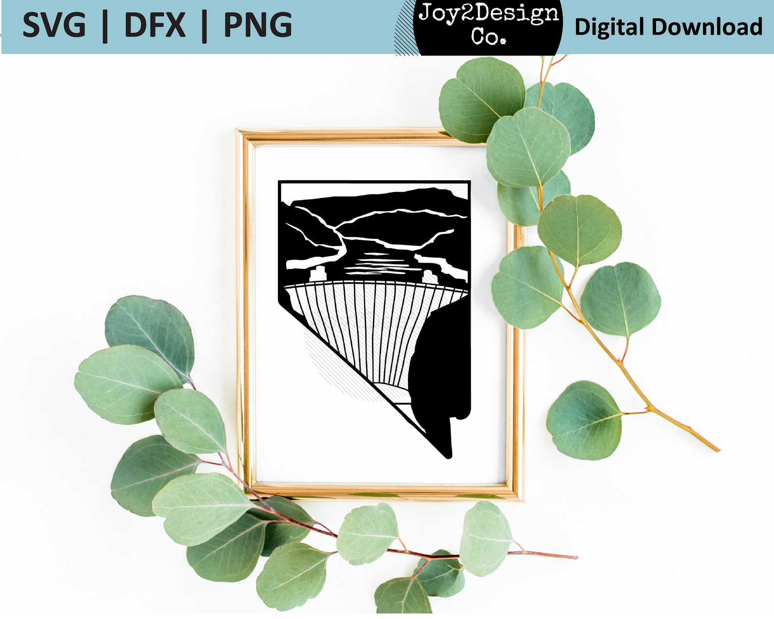 Hoover Dam Svg | Nevada State SVG | DFX | PNG | Nevada Svg | Nevada Art ...