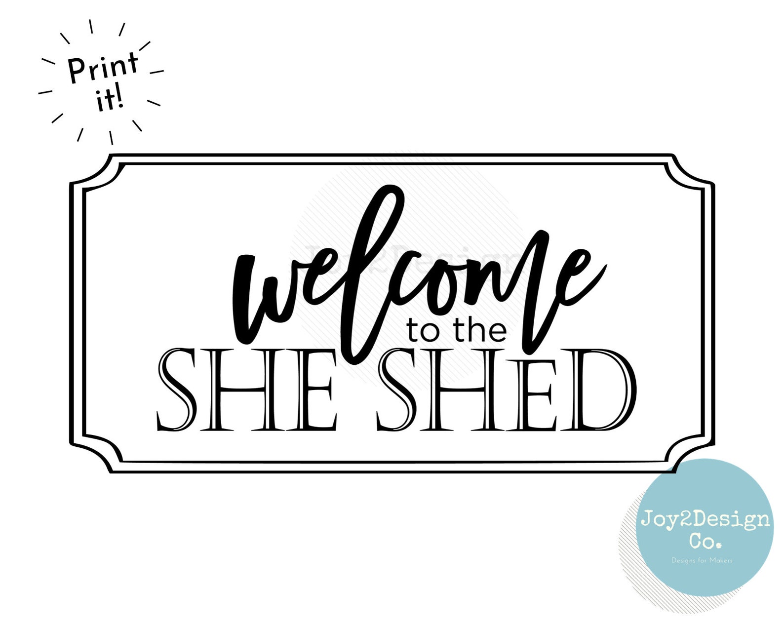 Welcome to the She Shed Cut File | She Shed Entry Sign | Svg/pdf/png ...
