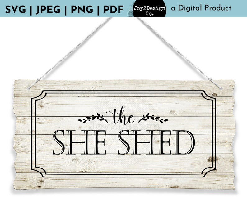 The She Shed Design File She Shed Entry Sign | Etsy