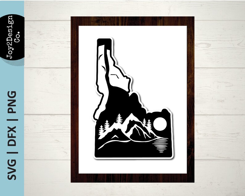 Idaho State SVG DFX PNG Idaho Decal Idaho Svg Idaho - Etsy