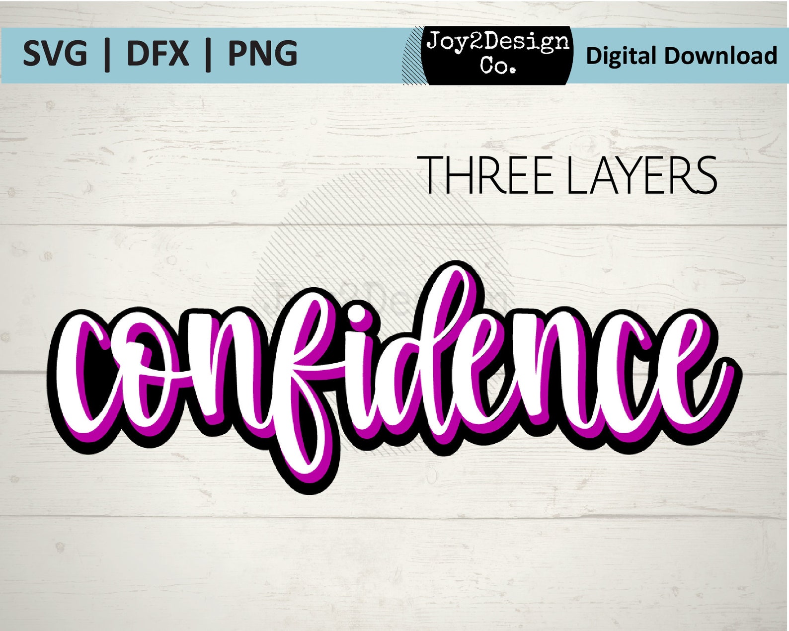 Confidence Svg Retro Sticker SVG DFX PNG Confidence - Etsy