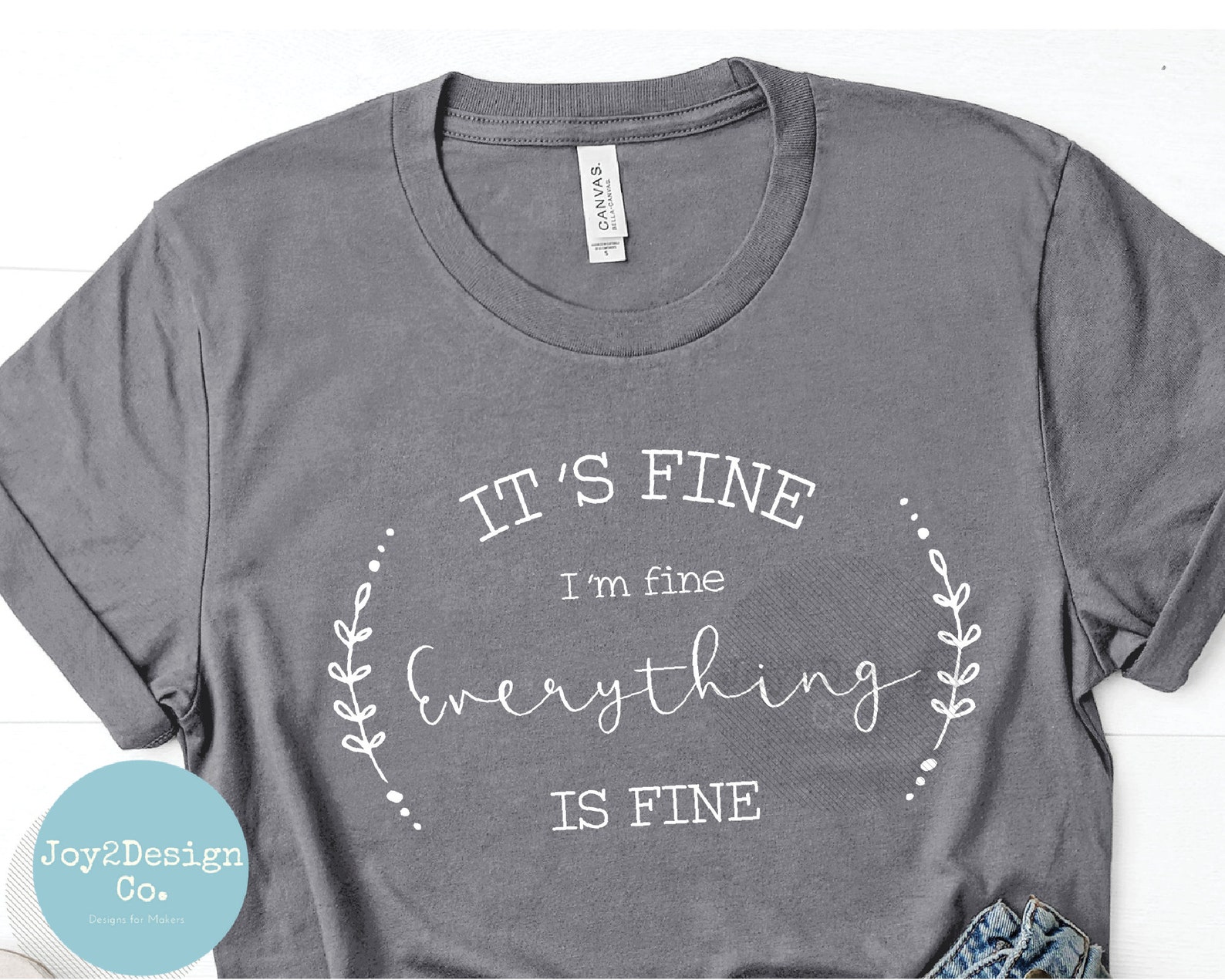 Está bien, estoy bien, todo está bien SVG / SVG / DFX / Png / Todo es ...